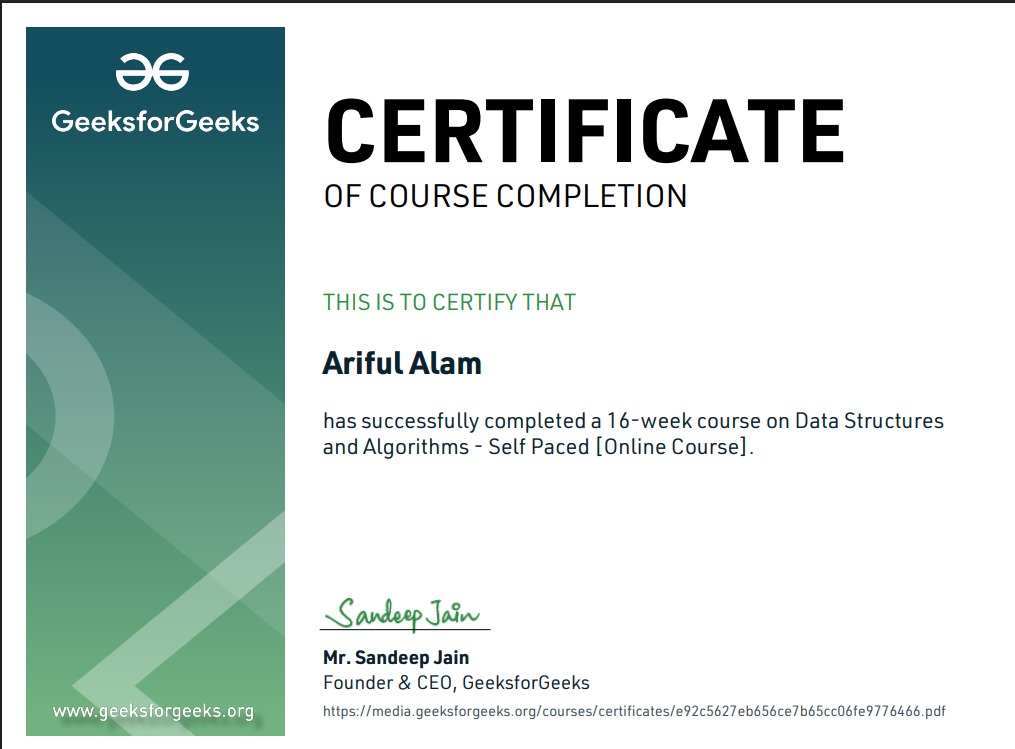 Ariful Alam - Portfolio